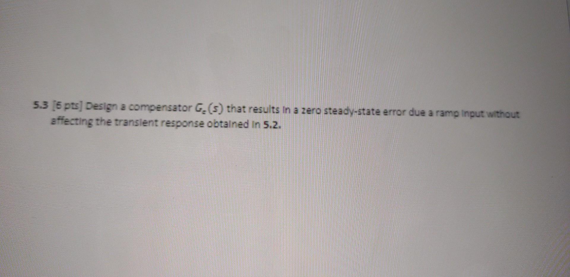 Solved Problem 5 [20 pts] Consider the unity feedback system | Chegg.com