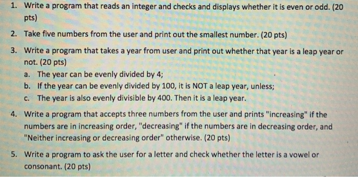Solved 1 Write A Program That Reads An Integer And Checks 4891