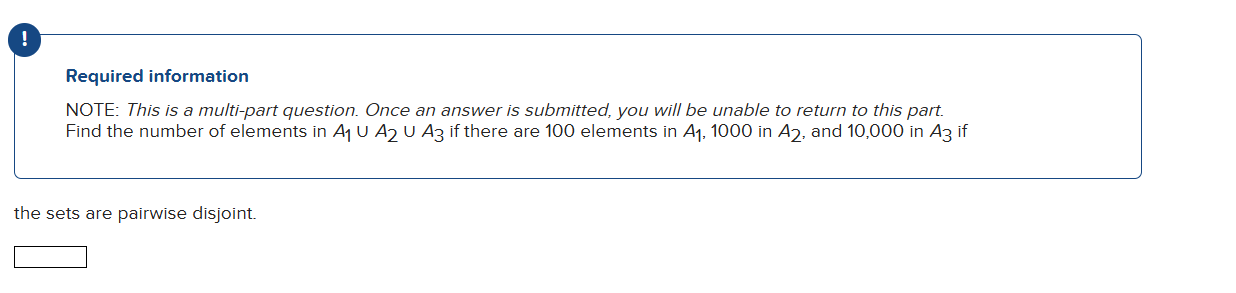 Solved !Required informationNOTE: This is ﻿a multi-part | Chegg.com
