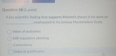 Solved Question 18 (1 ﻿point)A key scientific finding that | Chegg.com