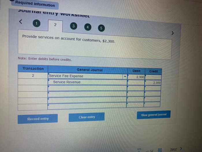 Solved the "service fee expense" title is wrong while | Chegg.com