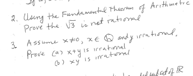 Solved Using the Fundamental theorem of Arithmetic prove the | Chegg.com