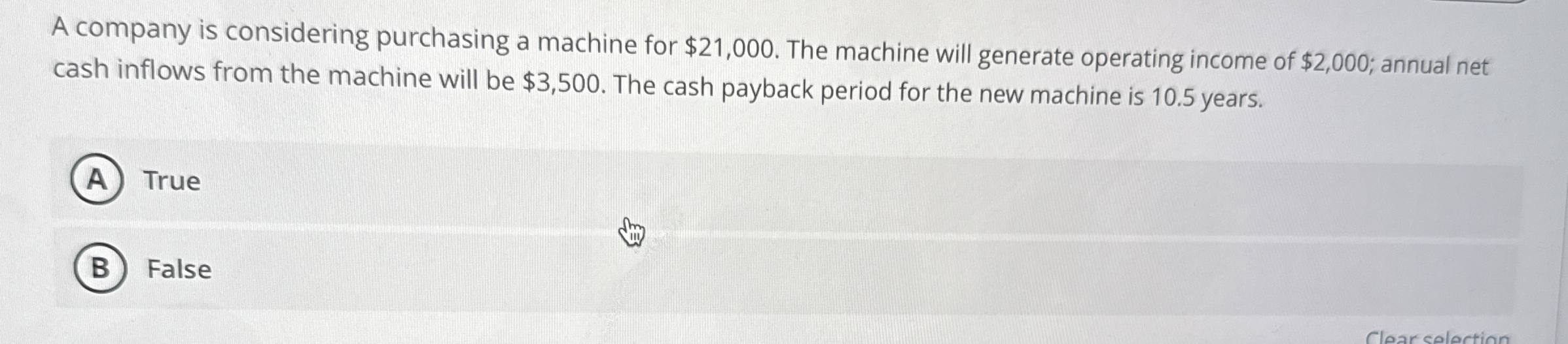 Solved A company is considering purchasing a machine for | Chegg.com