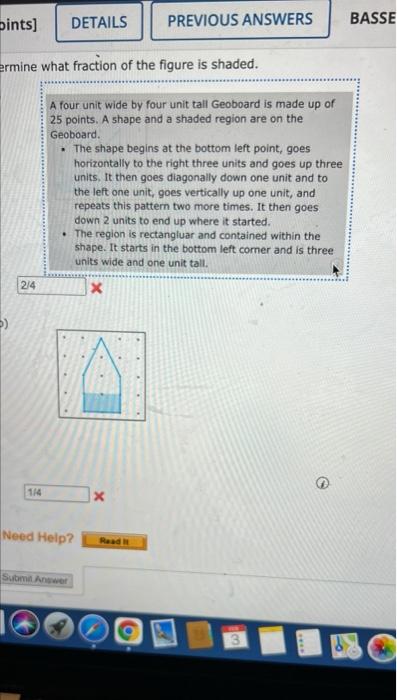 Solved Determine what fraction of the figure is shaded. (a) | Chegg.com