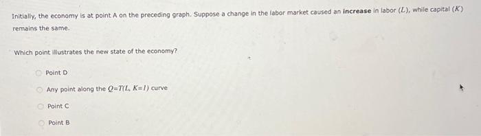 Solved 4. Working with Numbers and Graphs Q4 A change in the | Chegg.com