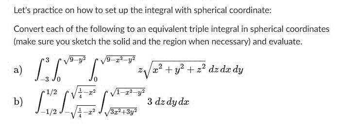 Solved Let's practice on how to set up the integral with | Chegg.com