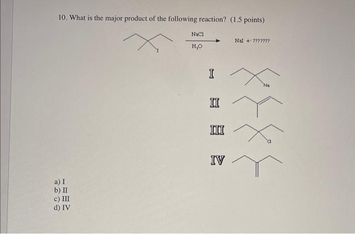 Solved 8. increases the likelihood of elimination occurring | Chegg.com