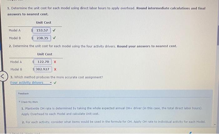 Solved Multiple Versus Single Overhead Rates, Activity | Chegg.com