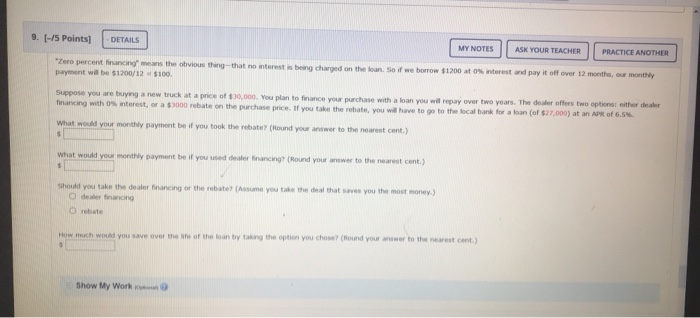 Solved 9. (-/5 Points] DETAILS MY NOTES ASK YOUR TEACHER | Chegg.com