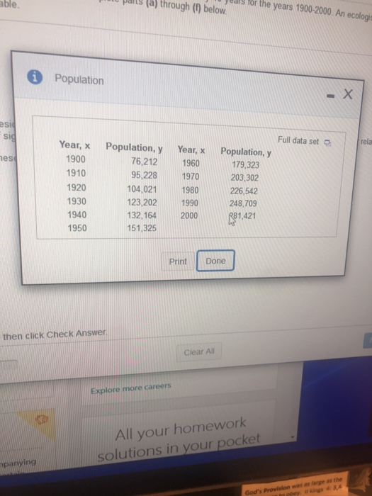 Solved Homework: 7-2 MyStatLab: Module Seven Problem Set 10 | Chegg.com