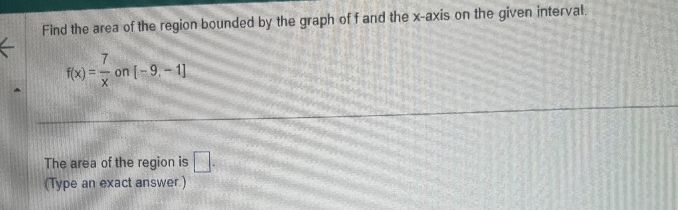 Solved Find the area of the region bounded by the graph of f | Chegg.com | Chegg.com