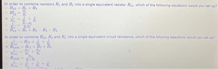 Solved Consider the following circuit with resistors | Chegg.com