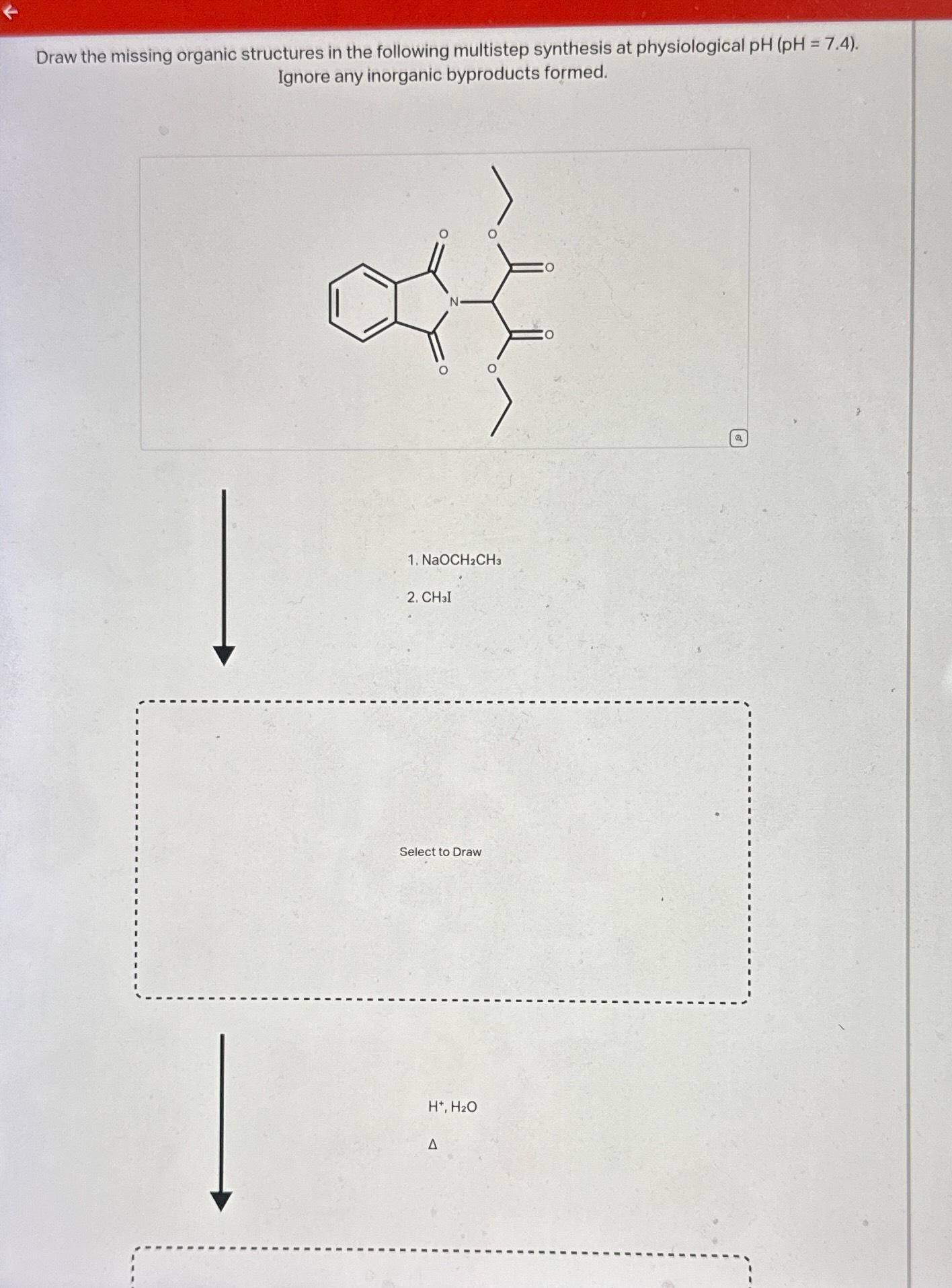 Solved Draw the missing organic structures in the following | Chegg.com
