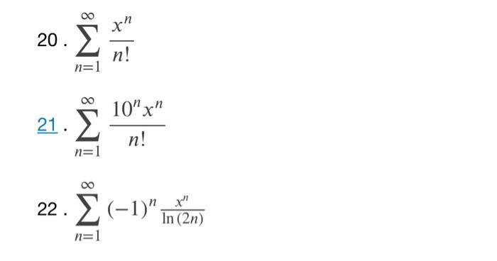 Solved In the following exercises, find the radius of | Chegg.com