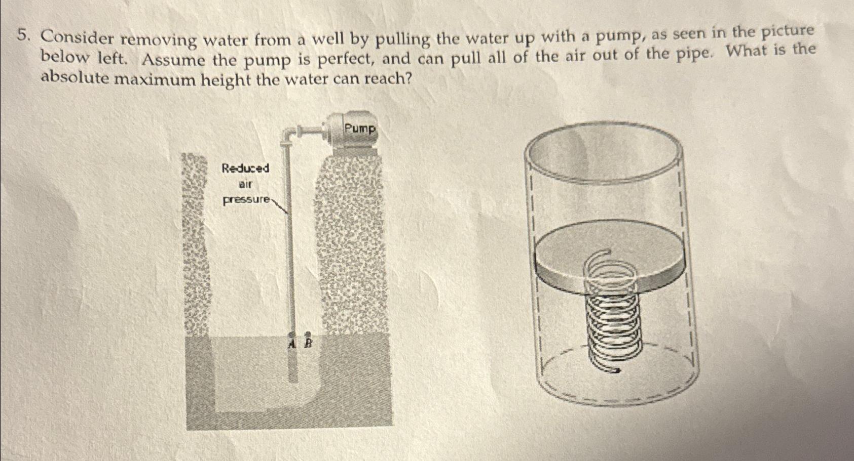 Solved Consider removing water from a well by pulling the | Chegg.com