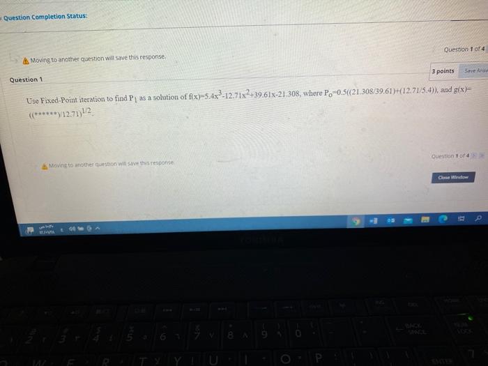 Solved Question Completion Status: Question 1 of 4 Moving to | Chegg.com