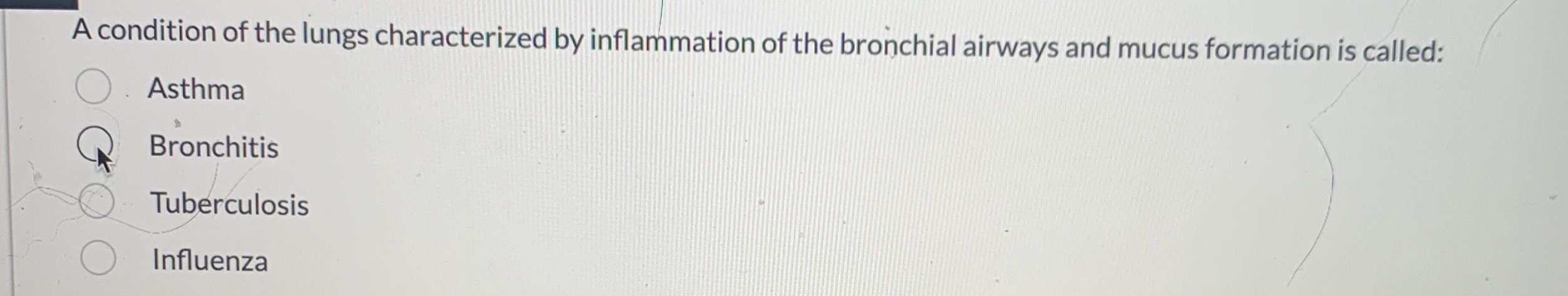 Solved A condition of the lungs characterized by | Chegg.com