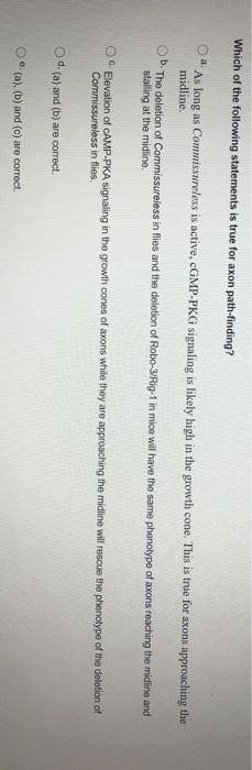 Which Of The Following Statements Is True For Axon