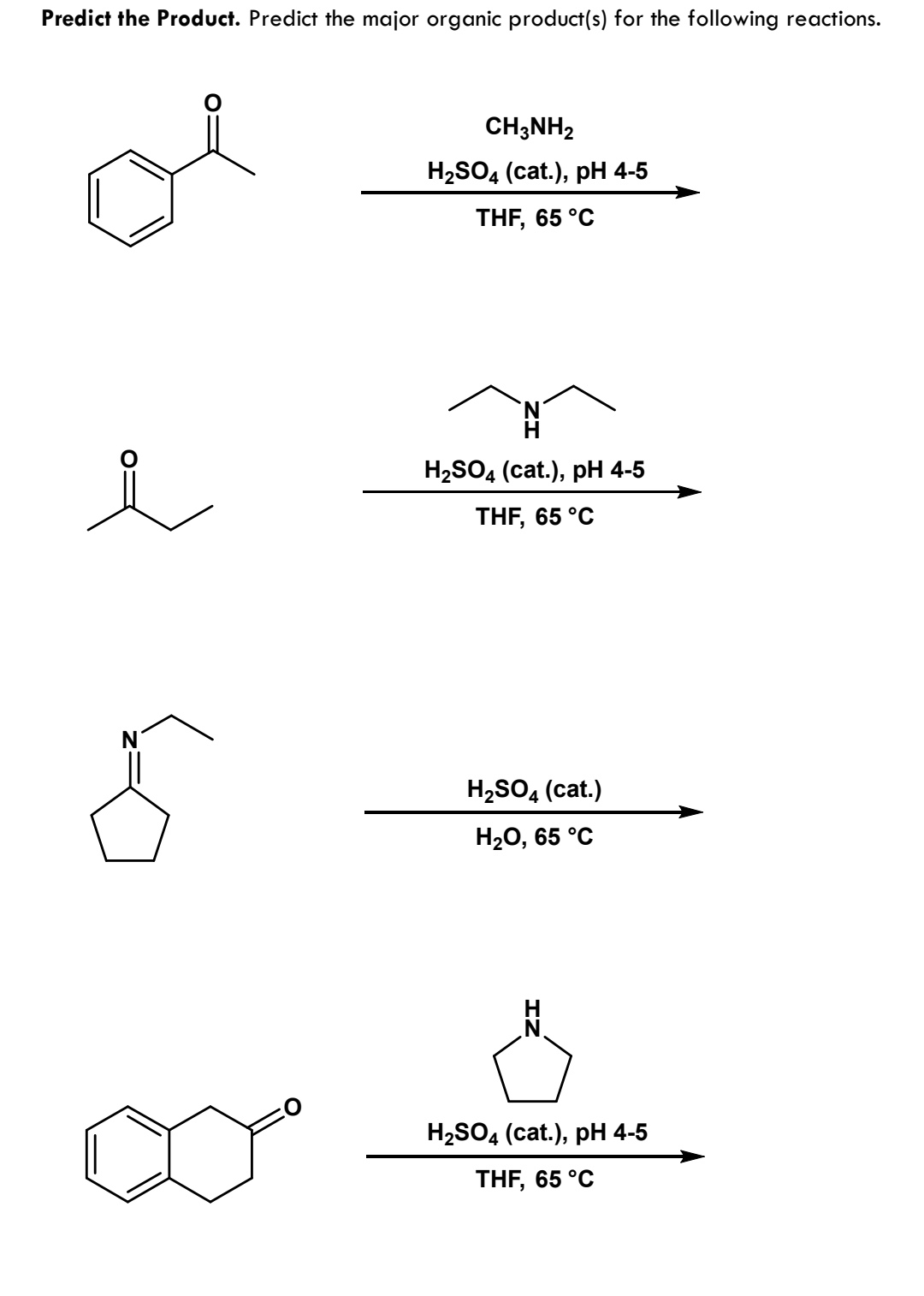 Solved Predict the Product. Predict the major organic | Chegg.com