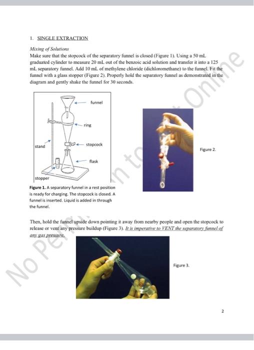 Solved Although this lab is about the extraction, sodium | Chegg.com