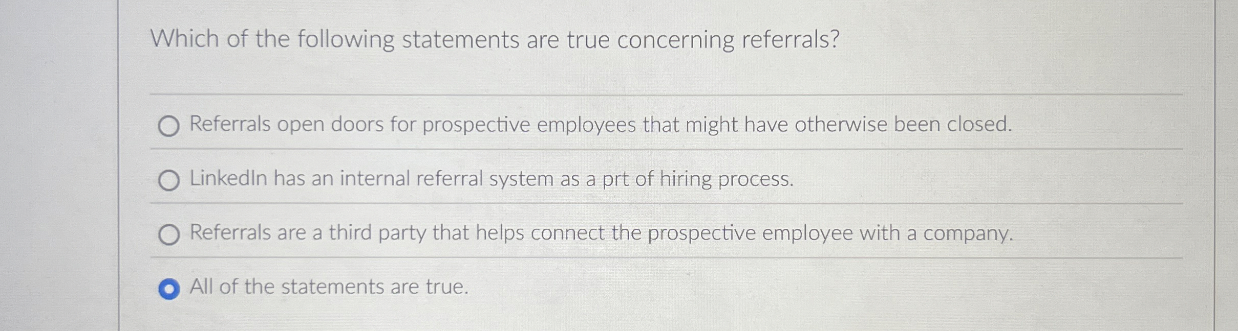 Solved Which of the following statements are true concerning | Chegg.com