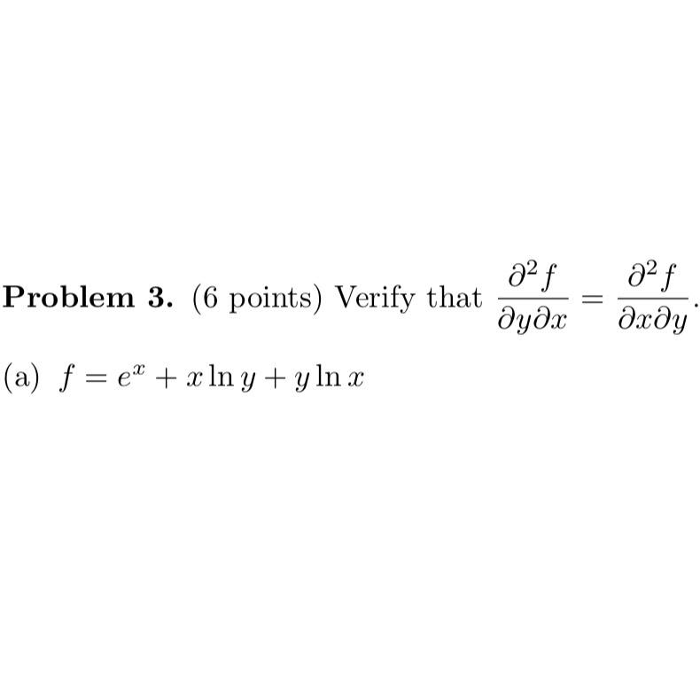 Solved Problem 3 6 ﻿points ﻿verify That 