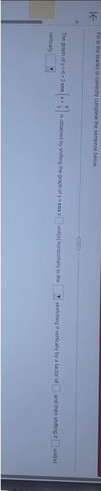 Solved ↑ Fill in the blanks to correctly complete the | Chegg.com