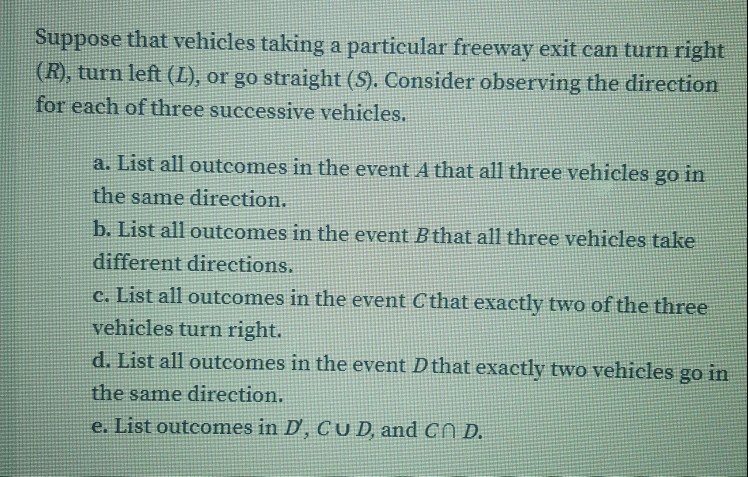 Solved Suppose that vehicles taking a particular freeway | Chegg.com