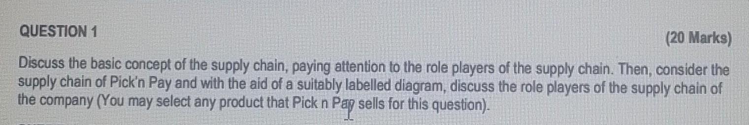Solved QUESTION 1 (20 Marks) Discuss the basic concept of | Chegg.com