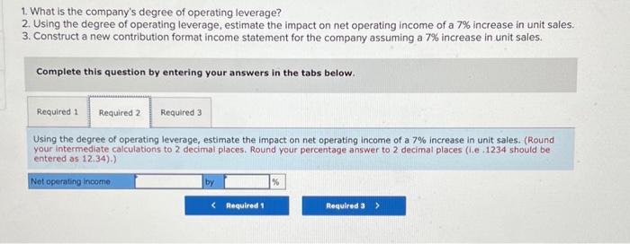 Exercise 5-9 (Algo) Compute and Use the Degree of | Chegg.com