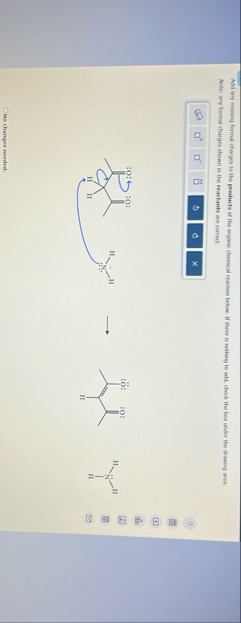 Solved Add any missing formal charges to the products of the | Chegg.com