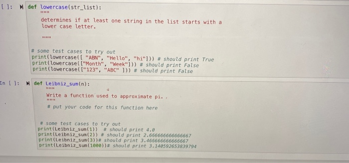 Solved 4. Write a function lowercase that has one argument: | Chegg.com