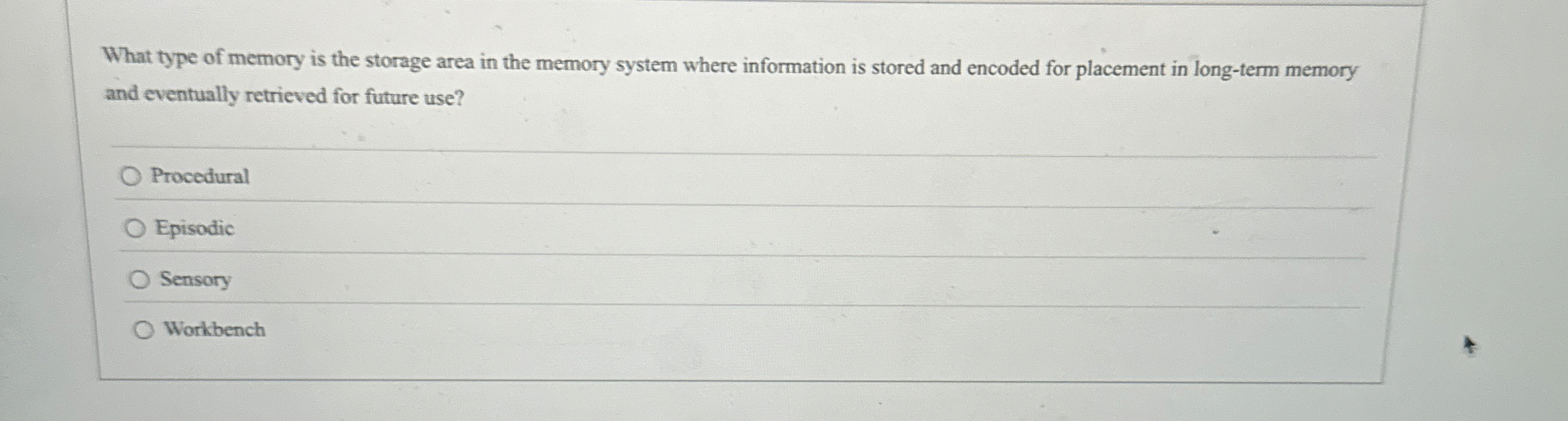 Solved What type of memory is the storage area in the memory | Chegg.com