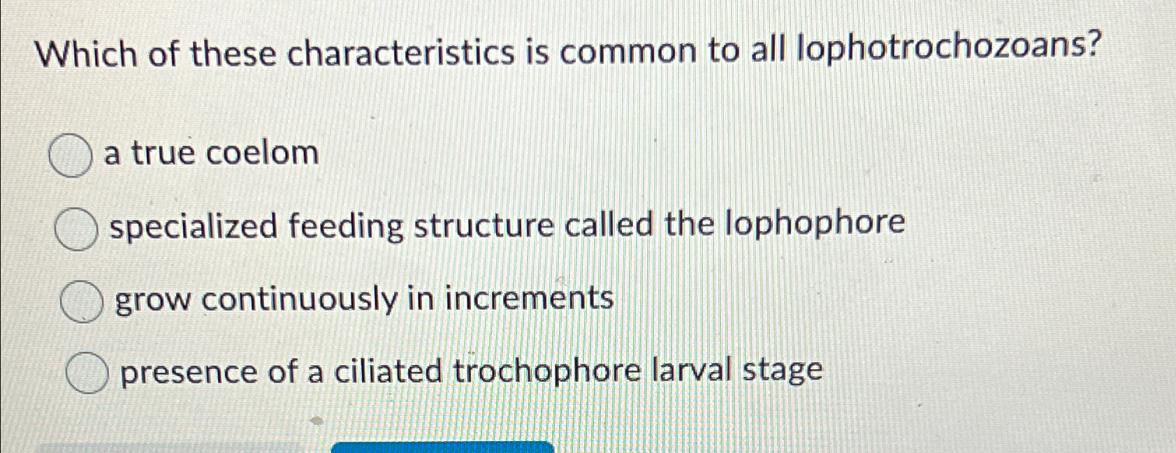 Solved Which of these characteristics is common to all | Chegg.com