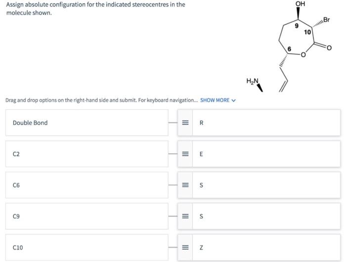 Solved 운 OH Assign absolute configuration for the indicated | Chegg.com