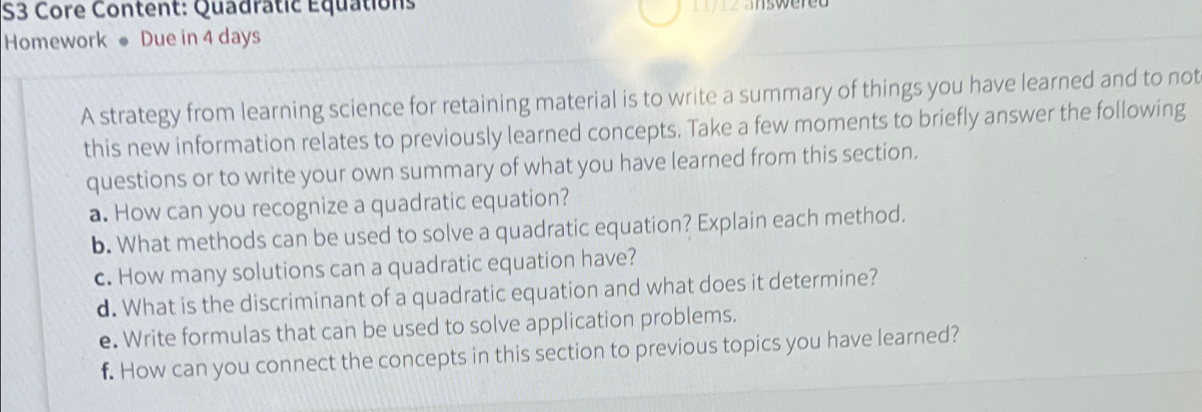 Solved Homework - ﻿Due in 4 ﻿daysA strategy from learning | Chegg.com