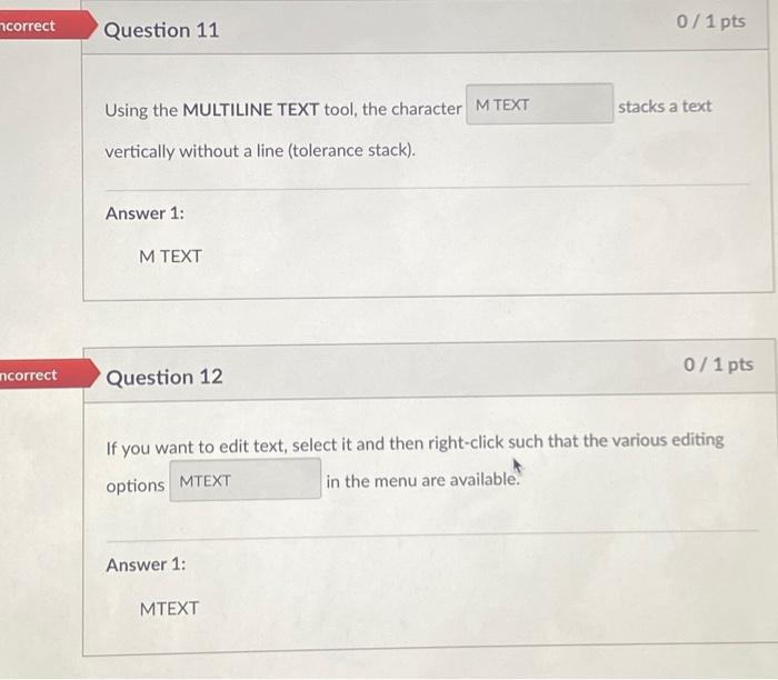 Solved ncorrect ncorrect Question 11 Using the MULTILINE | Chegg.com