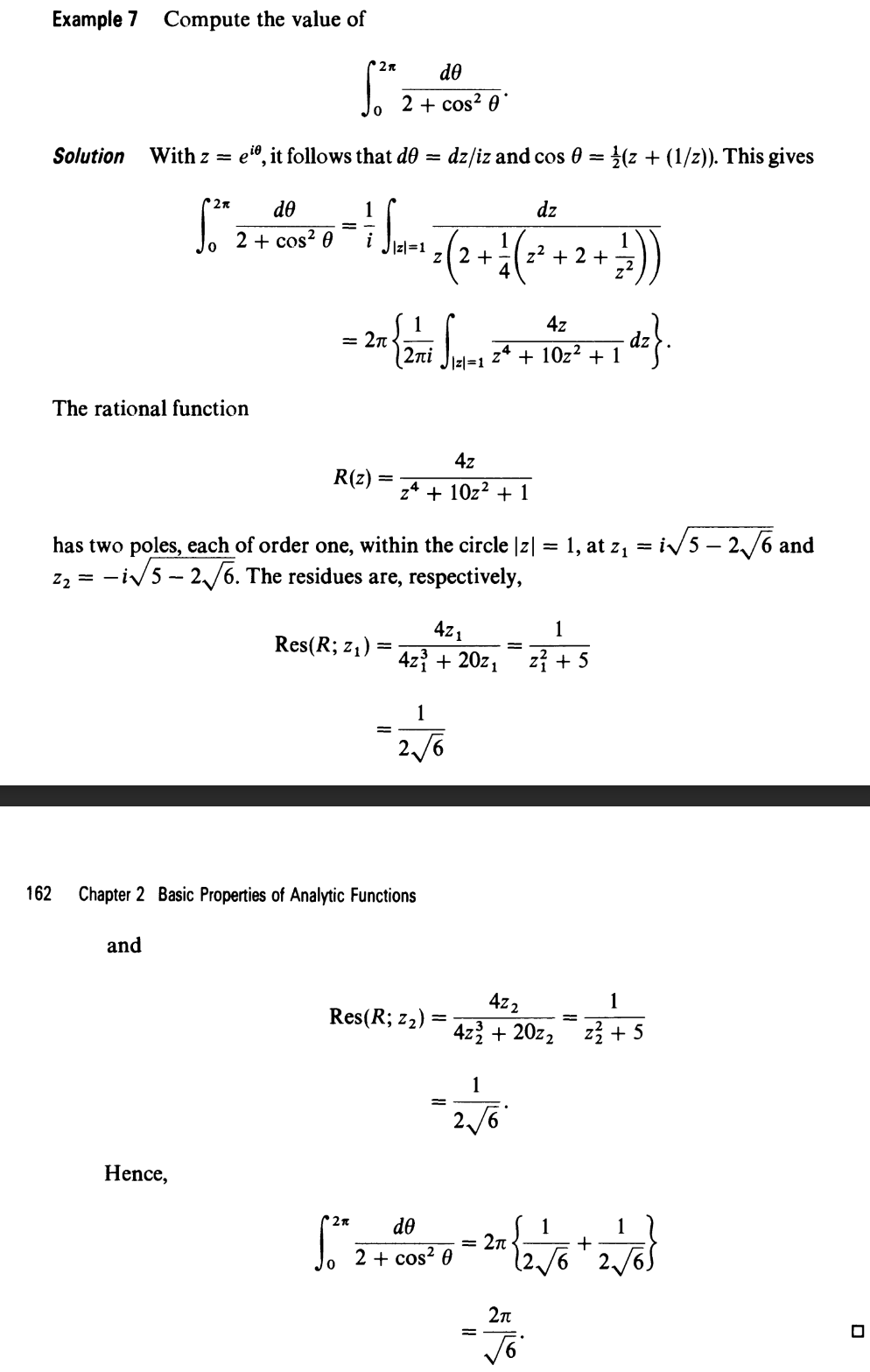 Solved Compute the value of the integral using the Residue | Chegg.com