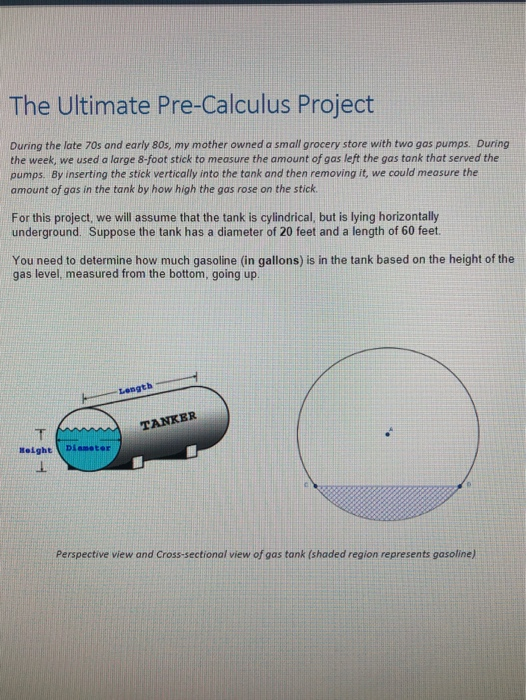 Solved The Ultimate Pre-Calculus Project During the late 70s | Chegg.com