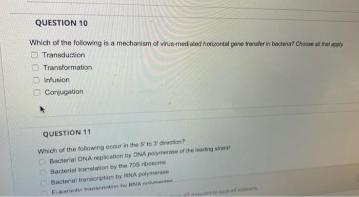 Solved Which of the following is a mechanism of | Chegg.com