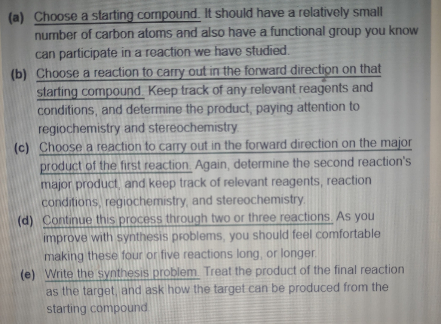Solved Objective: Construct your own synthesis problems.19. | Chegg.com