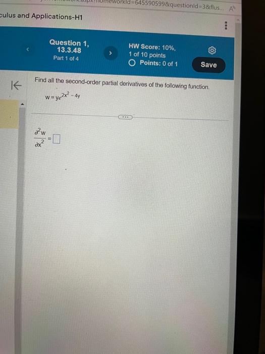 Solved Find all the second-order partial derivatives of the | Chegg.com