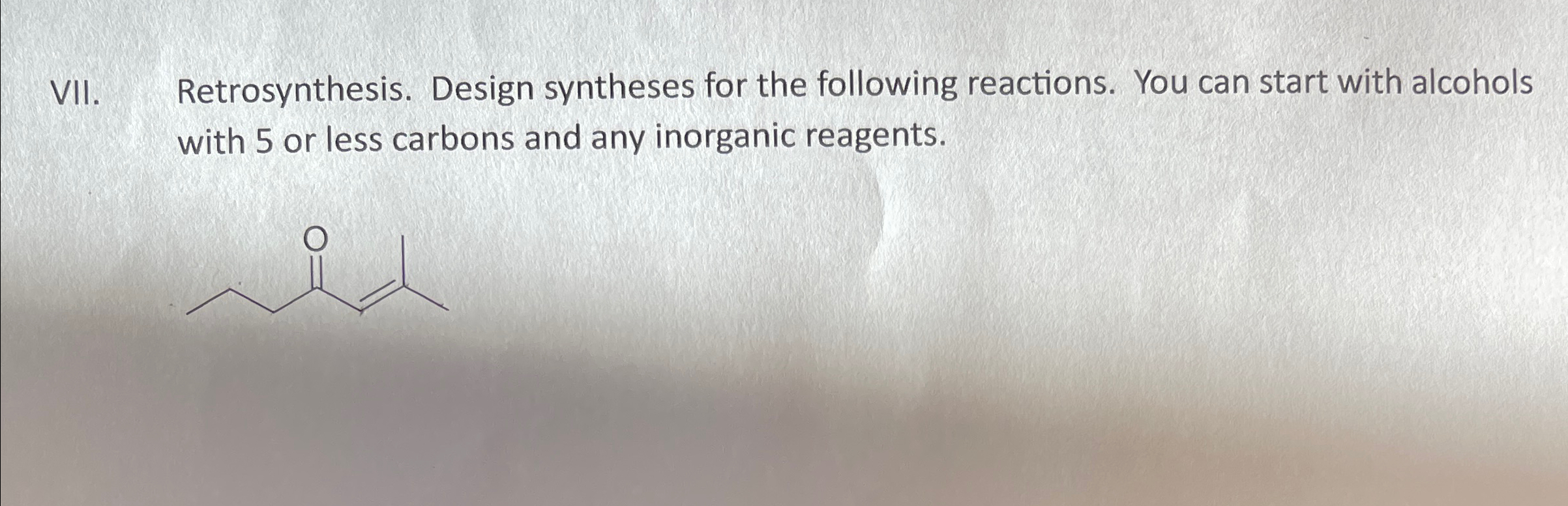 Solved Retrosynthesis. Design syntheses for the following | Chegg.com