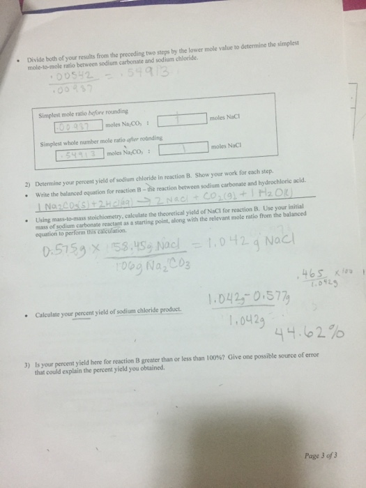 Solved Reaction Busing mass to mass stoichiometry, calculate | Chegg.com