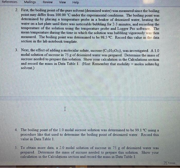 Solved Colligative Properties of Solutions Introduction | Chegg.com
