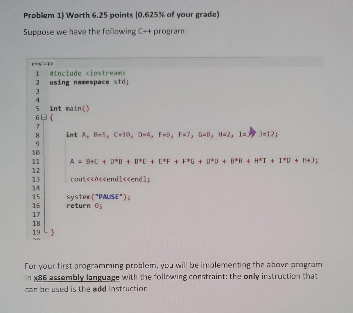 Solved I need help figuring out this code and what to put in | Chegg.com