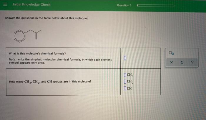 Solved Initial Knowledge Check Question 1 Answer the | Chegg.com
