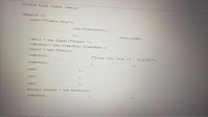 Solved The following code is used to develop a simple | Chegg.com