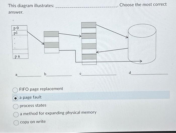 Solved This diagram illustrates: . Choose the most correct | Chegg.com