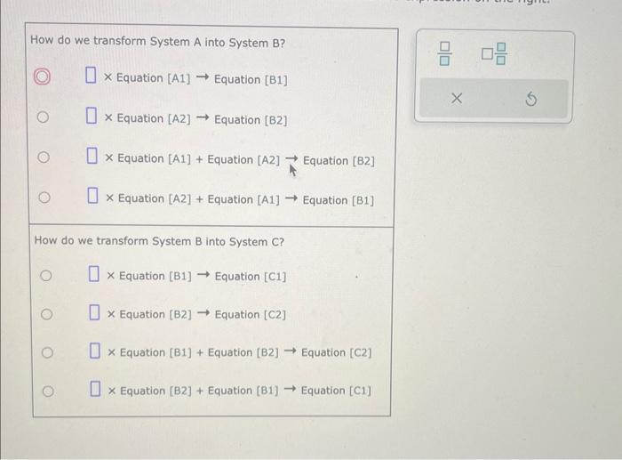 Solved Consider the following three systems of linear | Chegg.com